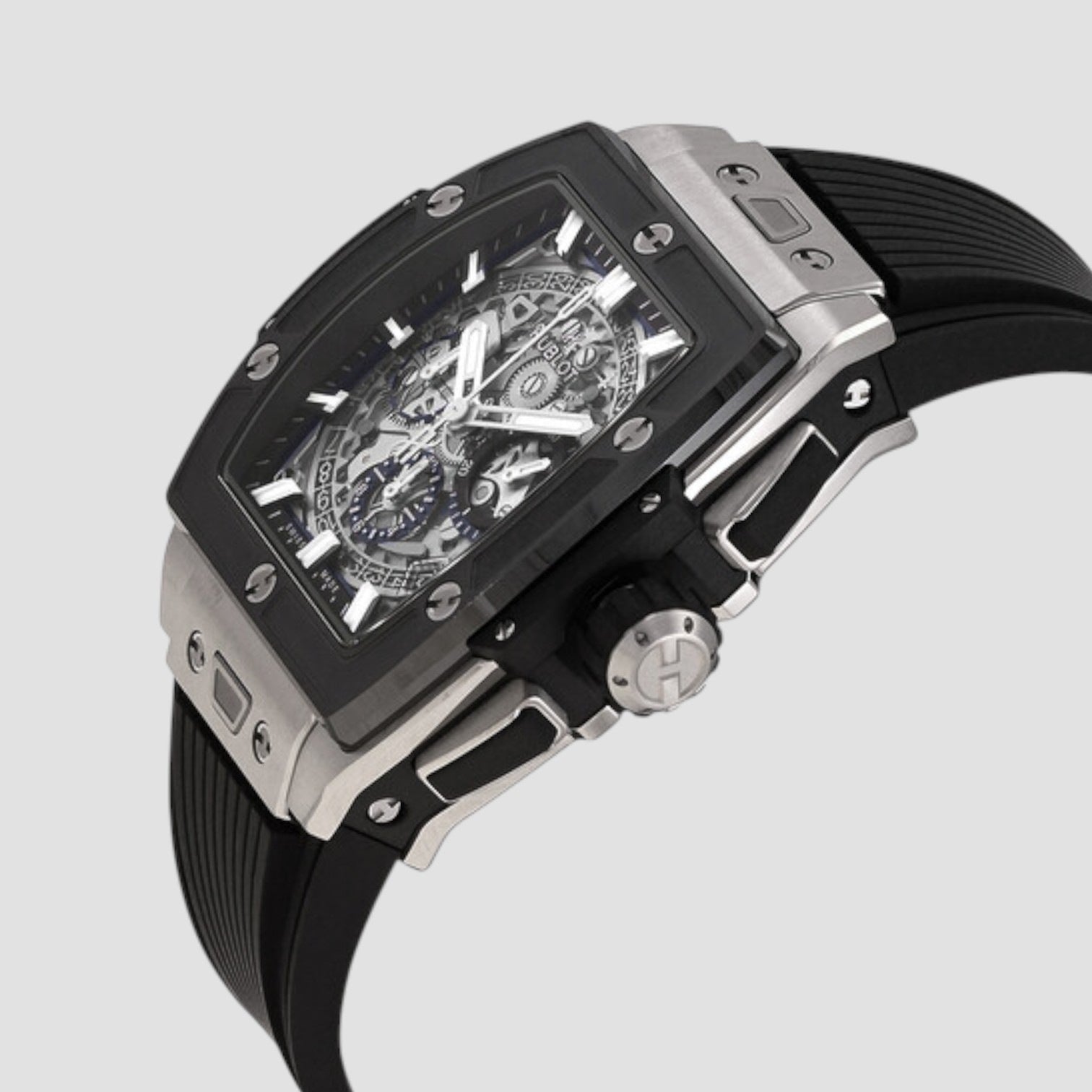 Hublot Spirit Of Big Bang Chronograph Automatic Silver Dial Men's Watch 642.NM.0170.LR