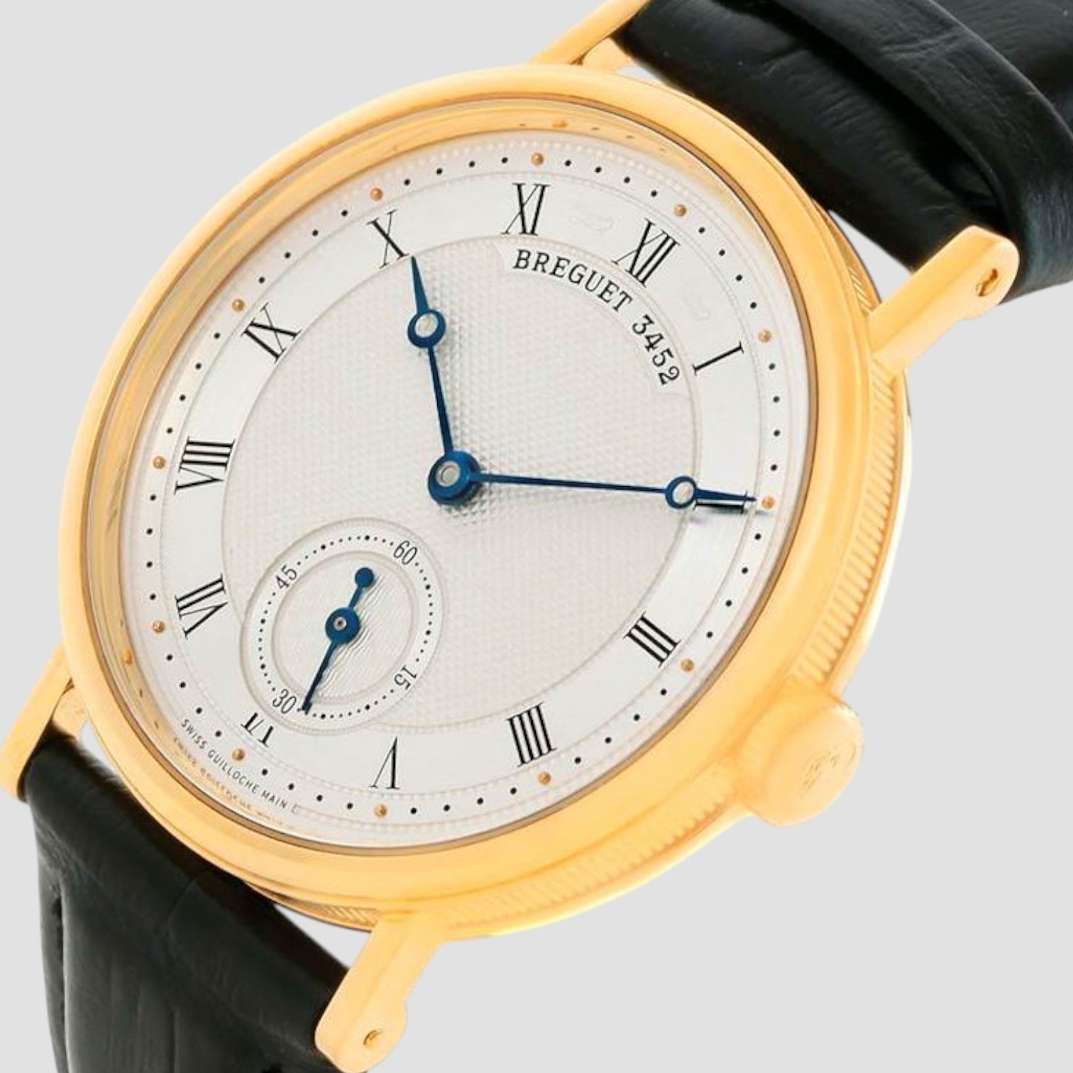 Breguet Classique 18K Yellow Gold Mechanical Mens Watch 5907ba/12/984