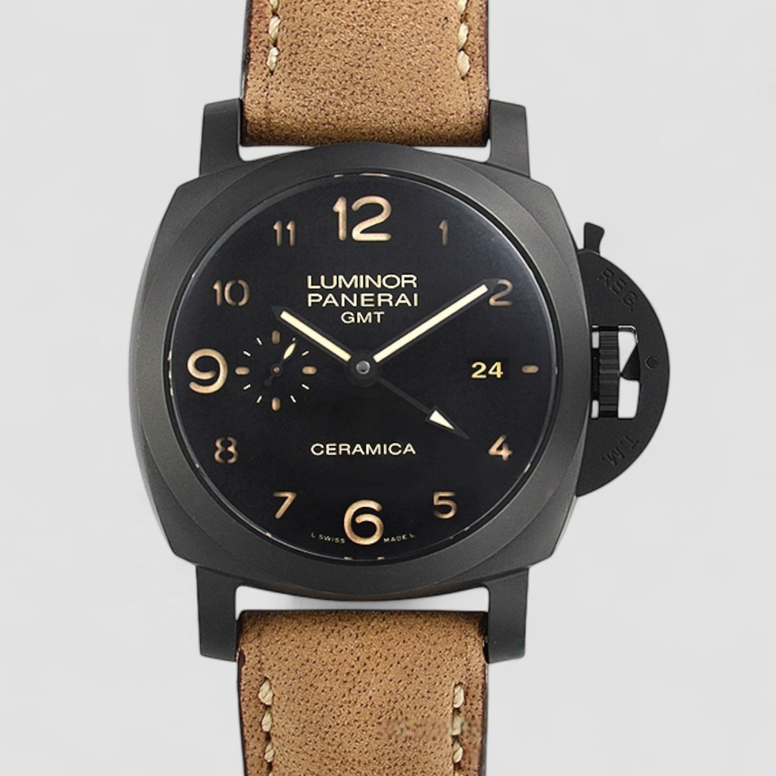 Panerai Luminor 1950 3 Day GMT Black Ceramic PAM 00441