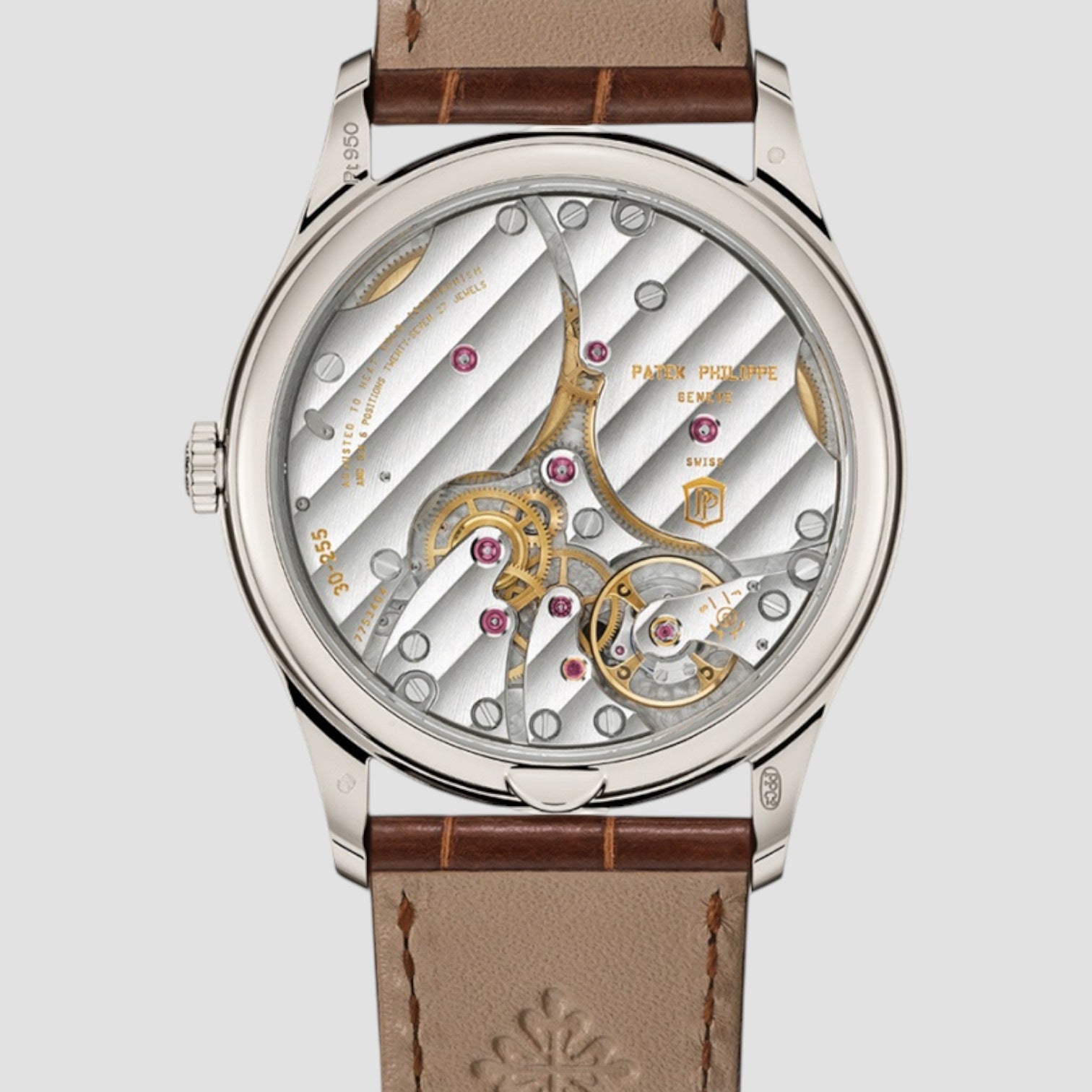 Patek Philippe Calatrava Hand Wind Salmon Dial Men's Watch 6196P-001