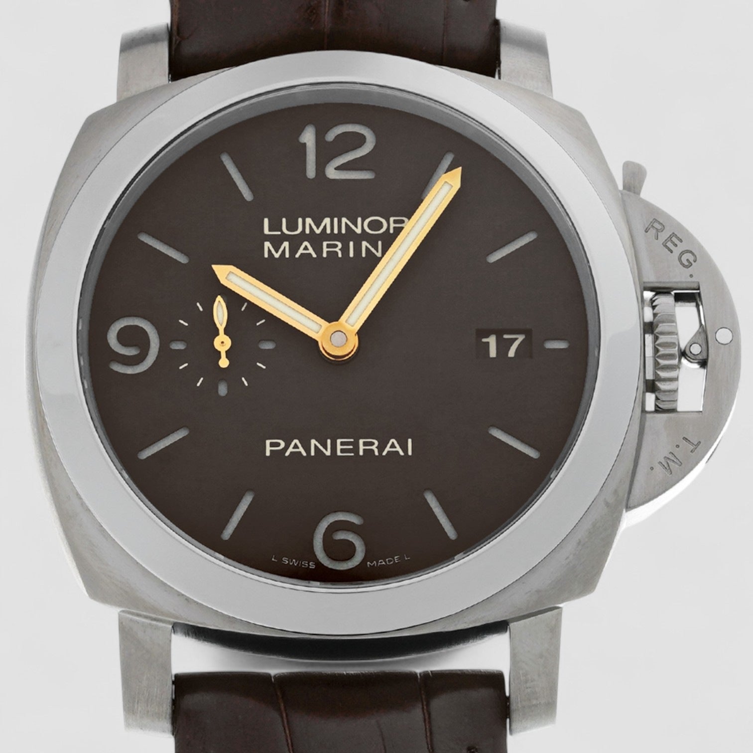 Panerai Luminor 1950 Marina 3 Days Titanium Mens Watch PAM 00351