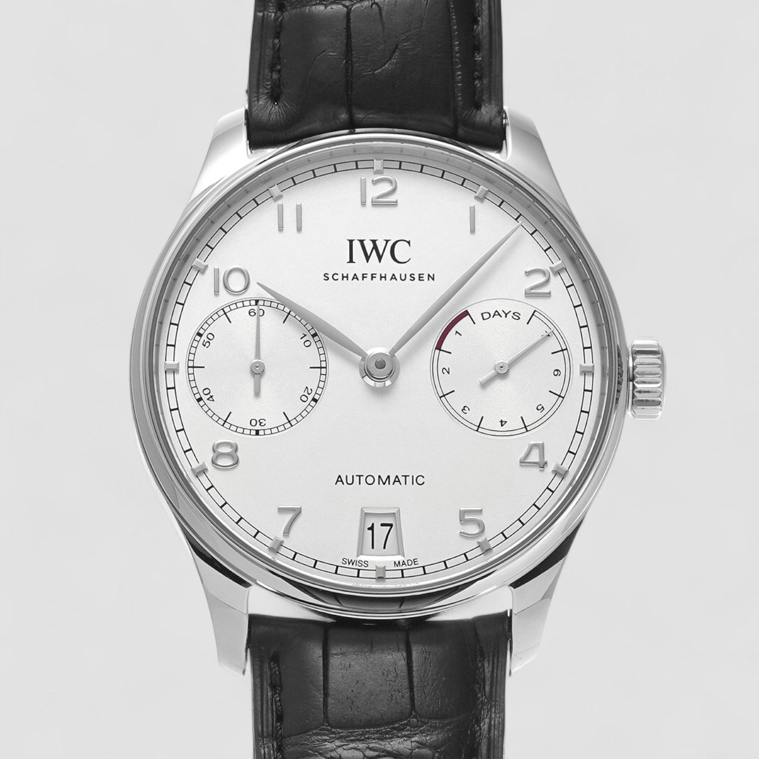 IWC Portugieser Automatic Silver Dial Men's Watch IW500712