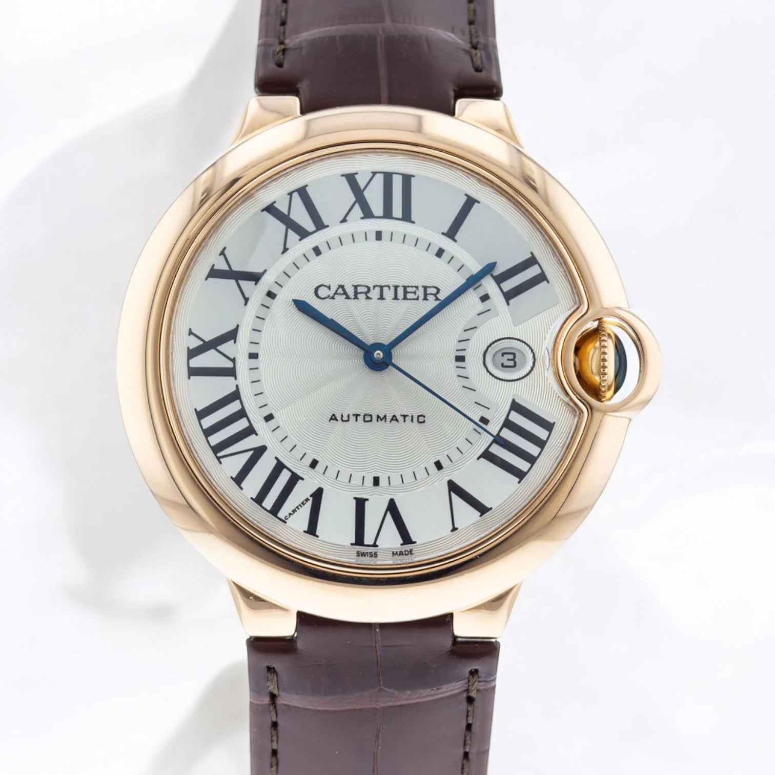 Cartier Ballon Bleu Large Automatic 18K Yellow Gold / Deployant 42MM ...