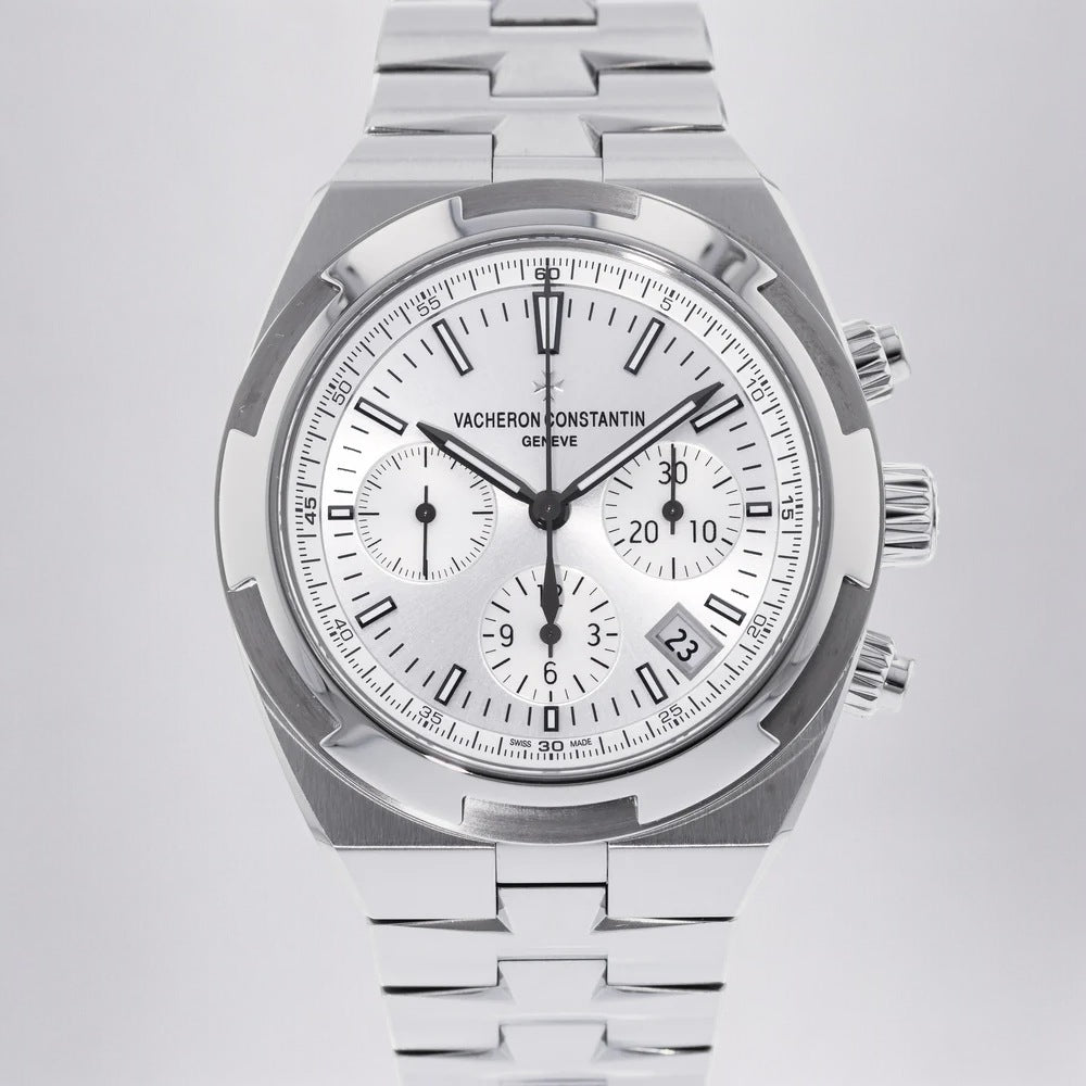 Vacheron Constantin Overseas Chronograph 5500V Silver Dial SS ...